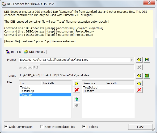 DEScoder - Lisp Encryption for BricsCAD
